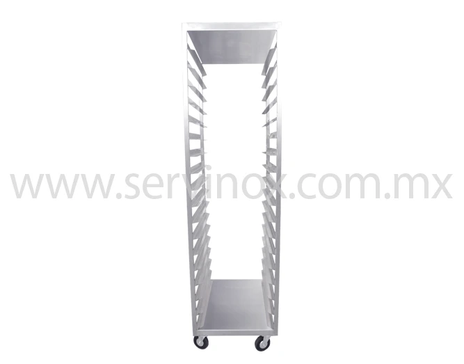 Carros Rack De Una Columna En Acero Inoxidable para Panaderia