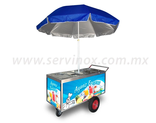 Carro para Tamales y Atole Muy completo Con Vaporera Incluida