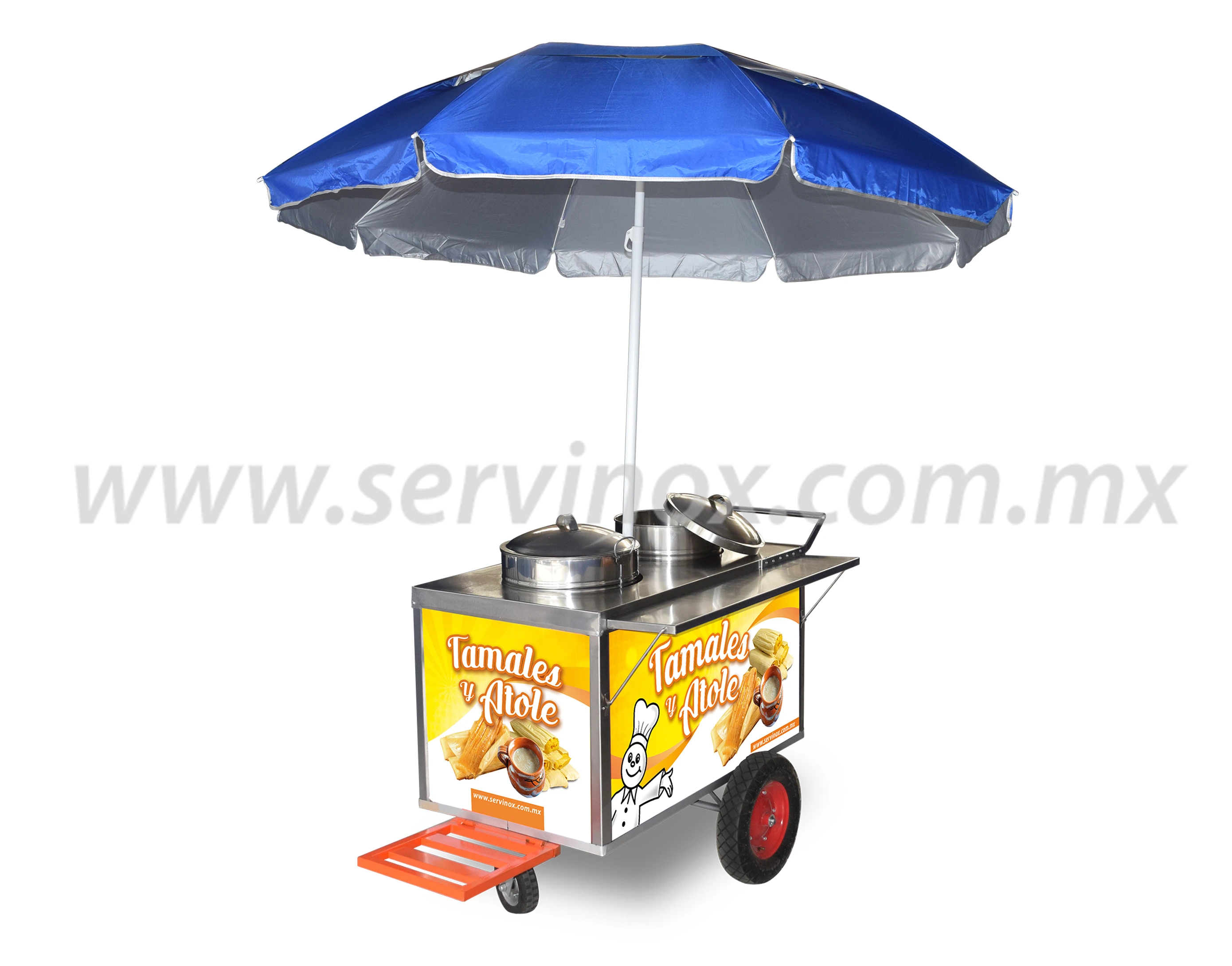 Economico Carro Termico Para Elotes con Vaporera | Servinox