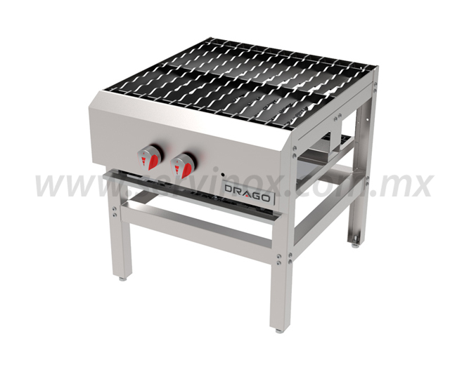 Estufon 1 Seccion de Acero Inoxidable Drago EG13.jpg